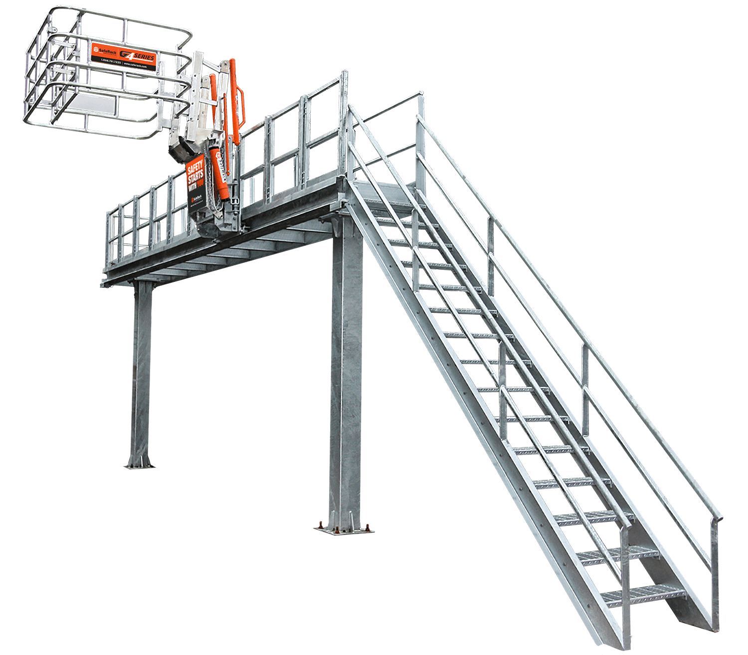 Railcar and Truck Loading platform - SafeRack