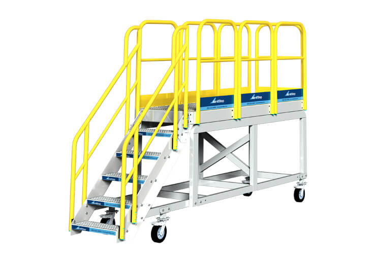 Ground Support Rolling Platform MP Series - SafeRack